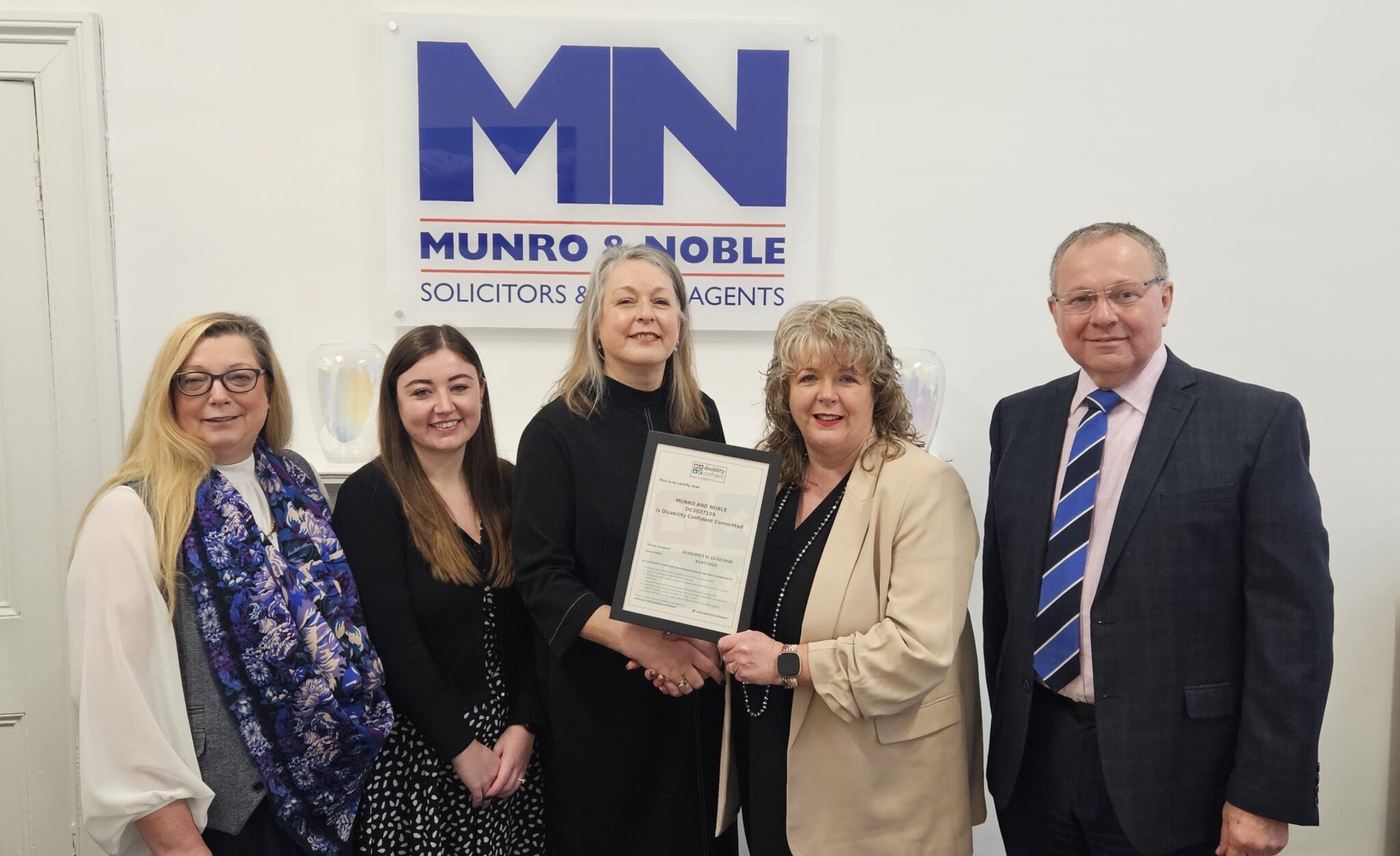 Munro & Noble Solicitors Takes a Pioneering Step Towards Inclusivity as ...